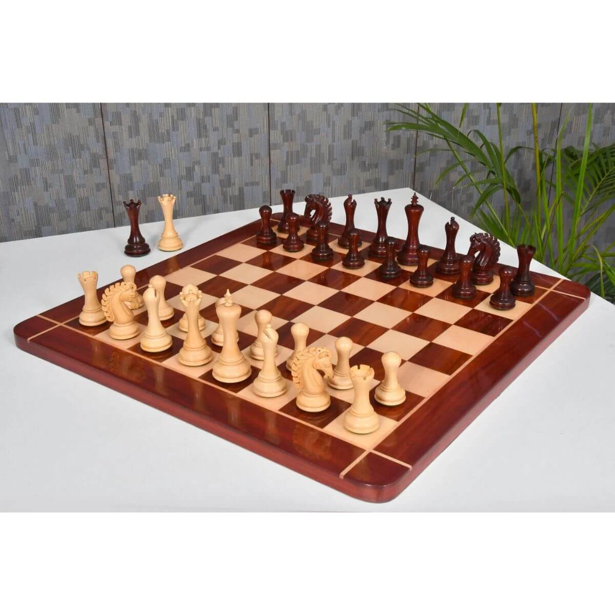 Chessbazaar Combo Of The Empire II Luxury Series Staunton Chess Pieces ...