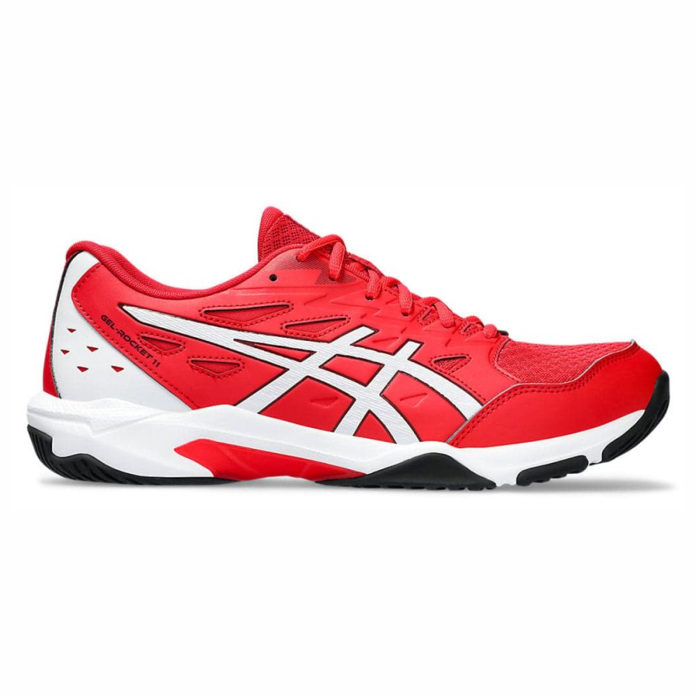 Asics Gel Rocket 11 Badminton Shoes (CLASSIC RED/WHITE) – Sportswing.in