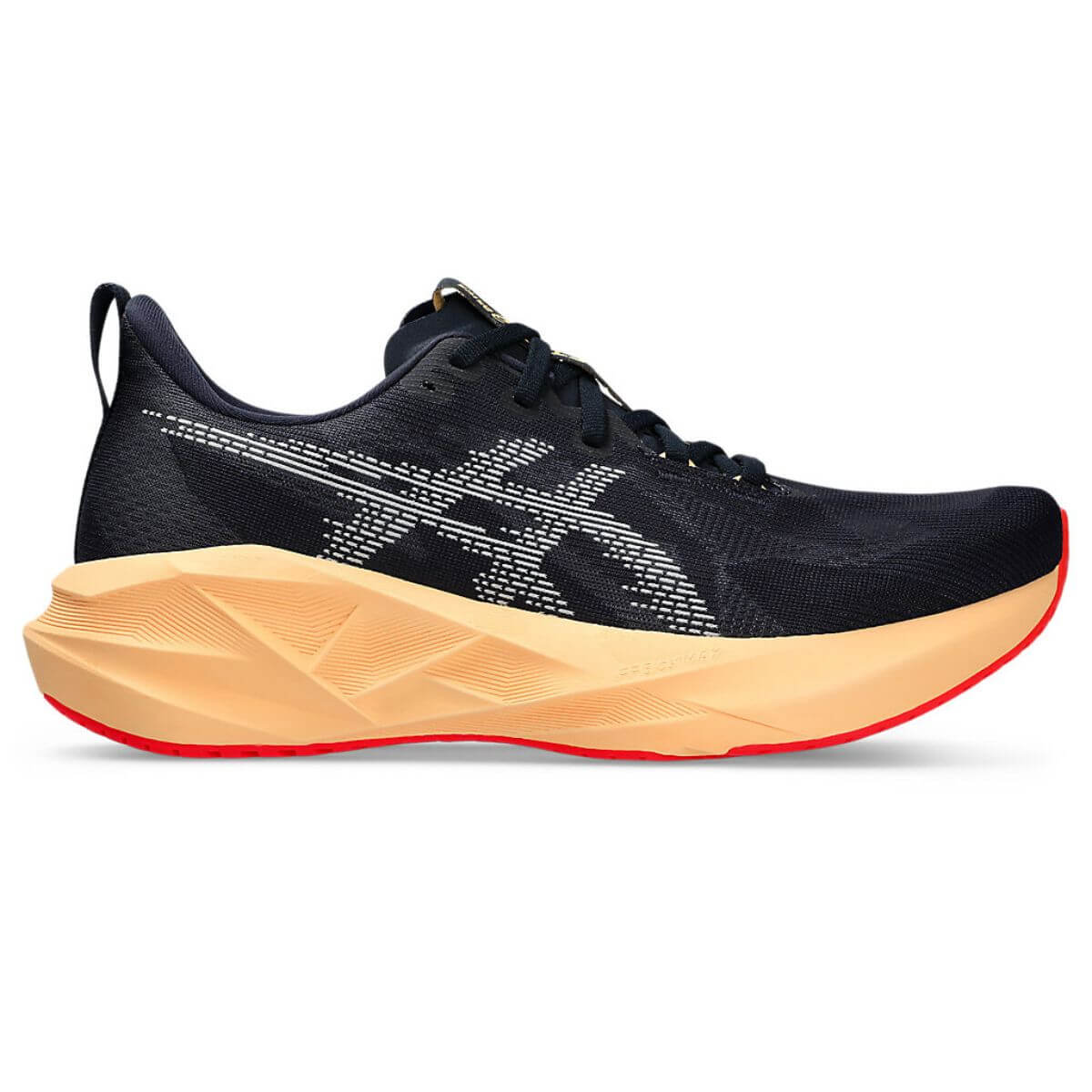 Asics Novablast 5 Running Shoes (Midnight/Orange Glow) – Sportswing.in