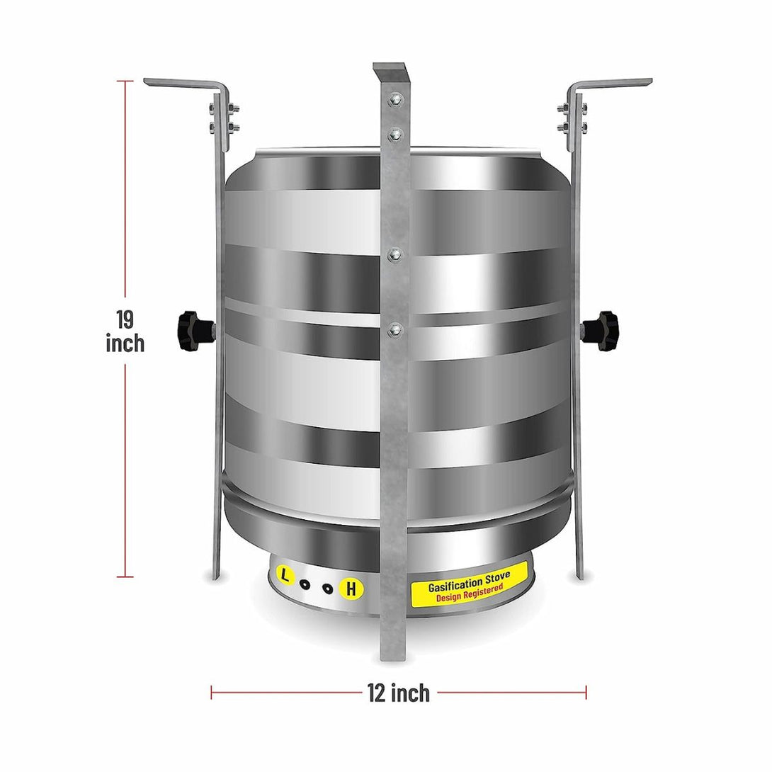 Bioflame Revolutionized Biomass Family Smokeless Commercial Cooking St ...