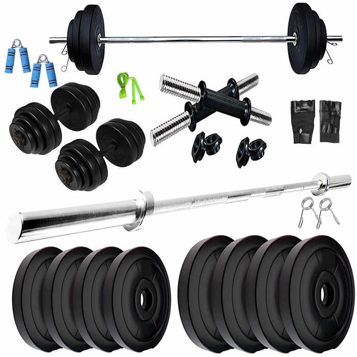 Bodtfit Home Gym Combo, Home Gym Set, Gym Equipment, [8Kg-50 Kg ...
