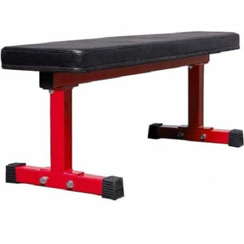Bodyfit Combo Pack – Weight Lifting Flat Red-Model Bench + Biceps Stan ...