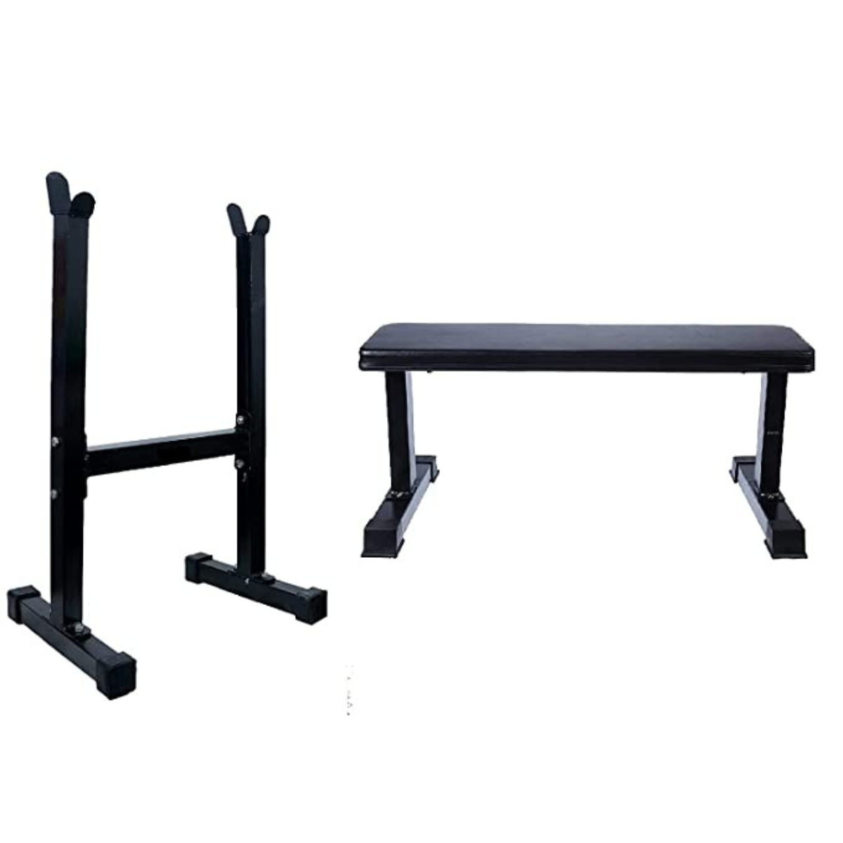 Bodyfit Combo Pack – Weight Lifting Flat Simple-Model Bench + Biceps S ...