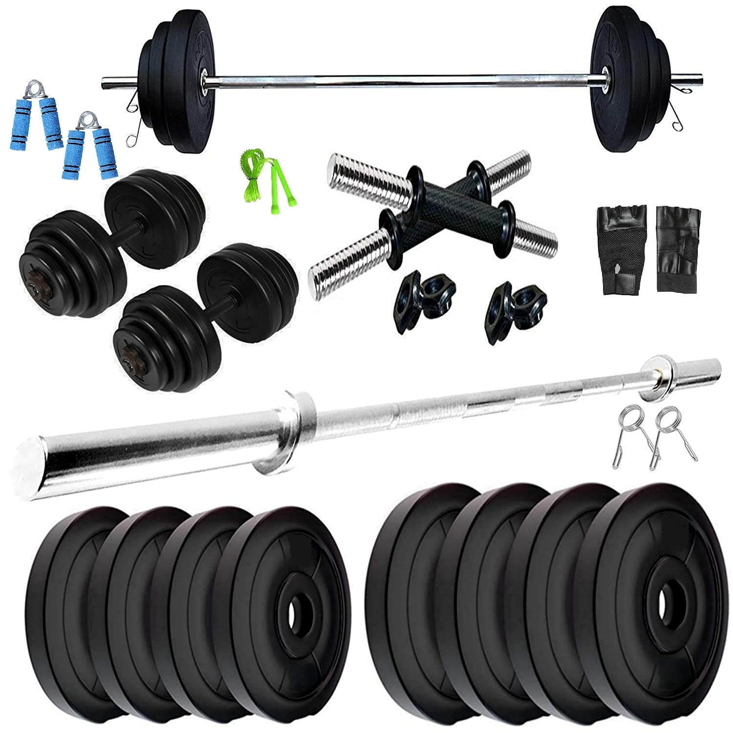 Bodyfit Health Fit India Home Gym Exercise Set 10 Kg – Sportswing.co