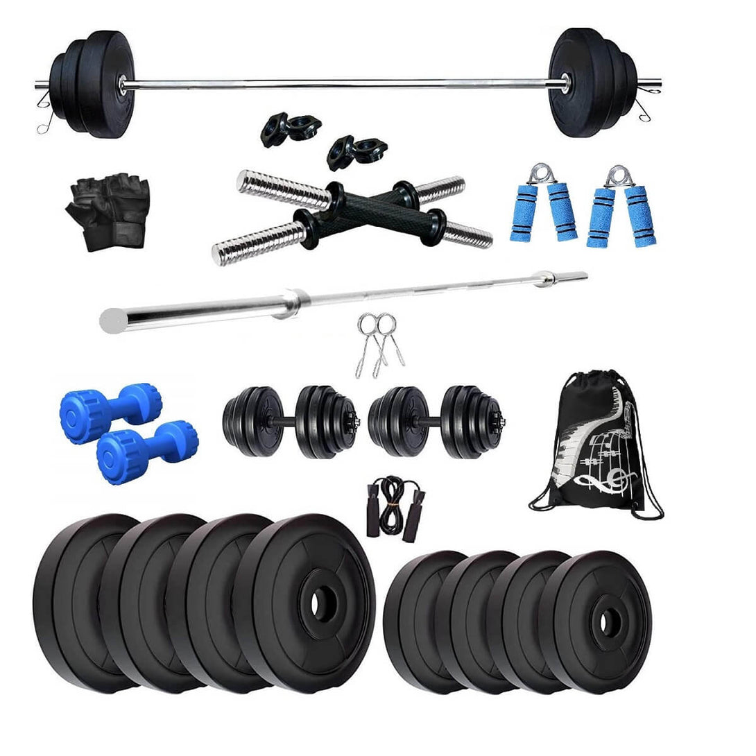 Bodyfit Health Fit India Home Gym Exercise Set 20 Kg – Sportswing.in