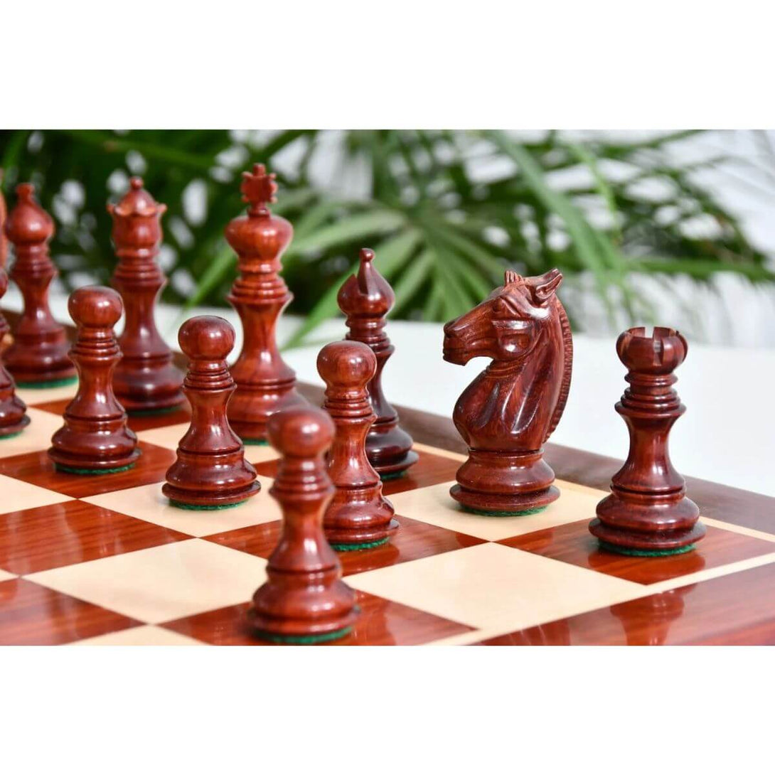 Chessbazaar Meghdoot Staunton Chess Pieces In Bud Rosewood & Boxwood ...