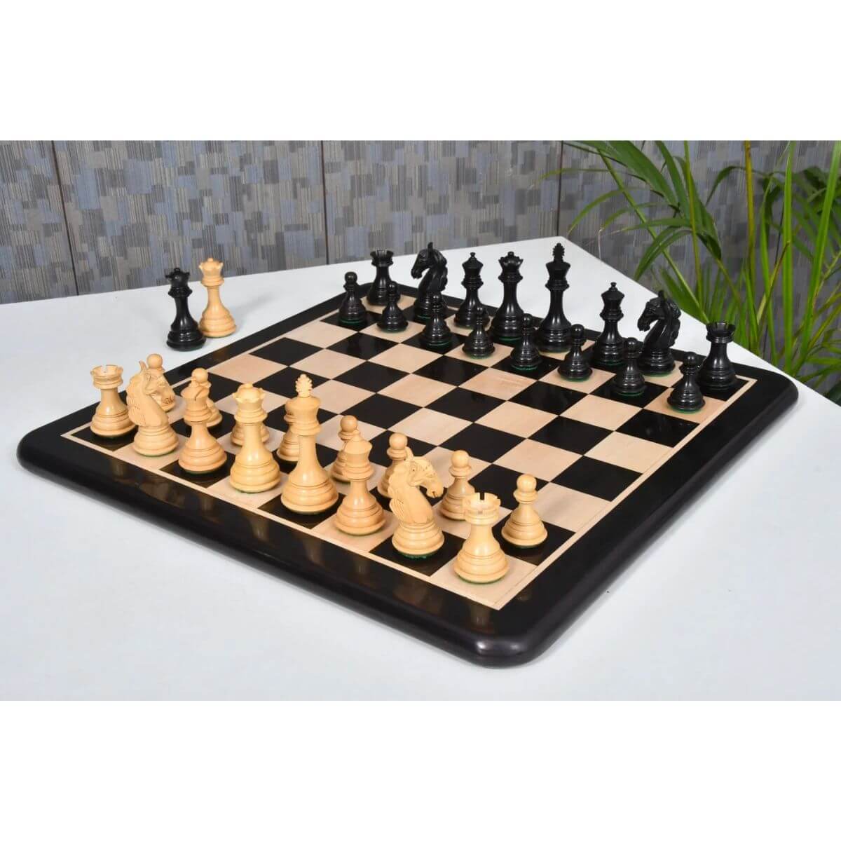 Chessbazaar The New Columbian Series Chess Pieces In Ebony/Boxwood - 3 ...