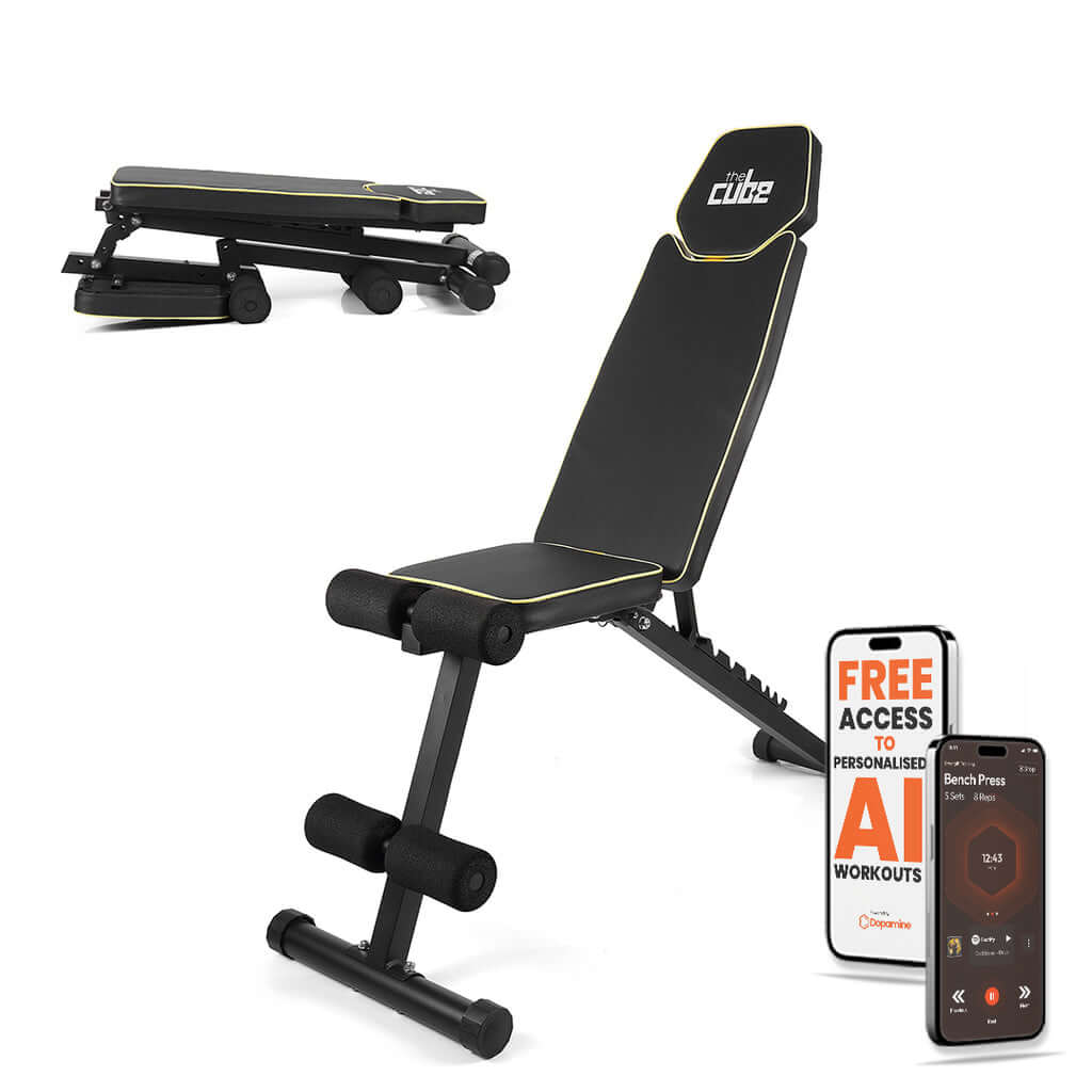 Cube Club Neo Adjustable & Foldable Gym Bench – Sportswing.in
