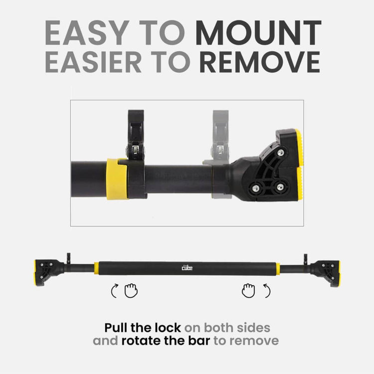 Cube Club Pro Small Pull Up Bar (73cms-95cms) – Sportswing.in