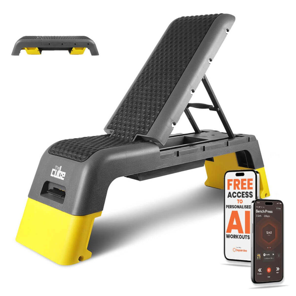 Cube Club Stepper Bench – Sportswing.in