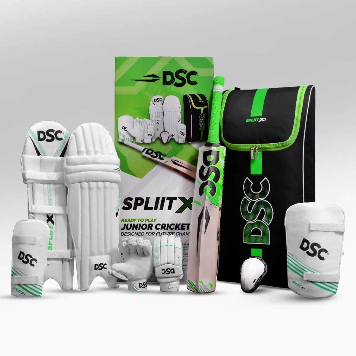 DSC Spliit X1 Junior Kashmir Willow Cricket Kit – Sportswing.in