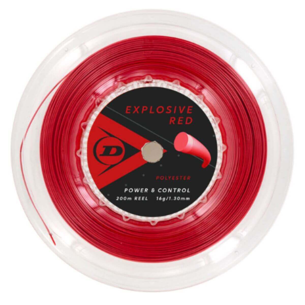 Dunlop Explosive Red Tennis String (Reel)-200M – Sportswing.in
