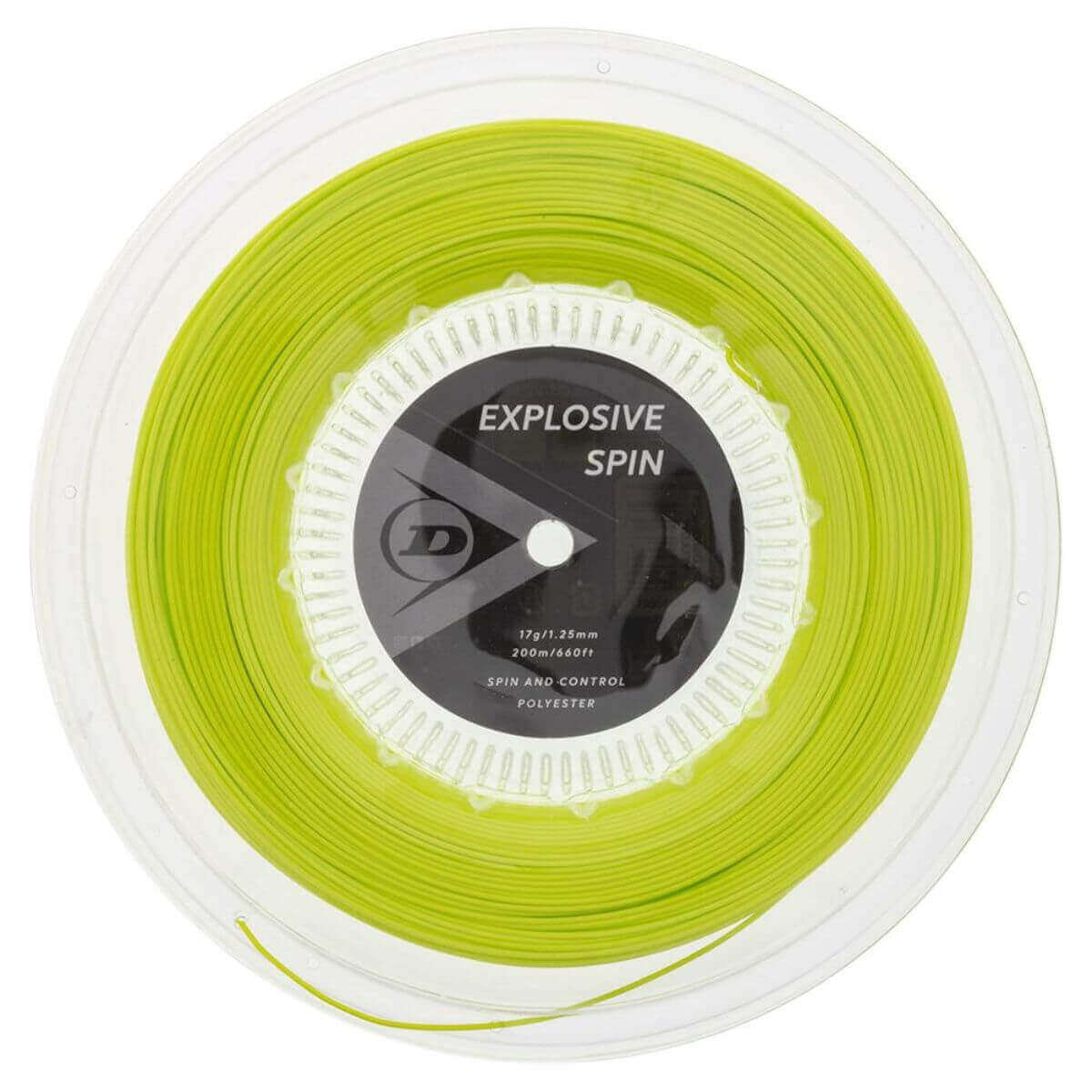 Dunlop Explosive Spin 17 G Tennis String Reel (Yellow)-200M – Sportswing.in