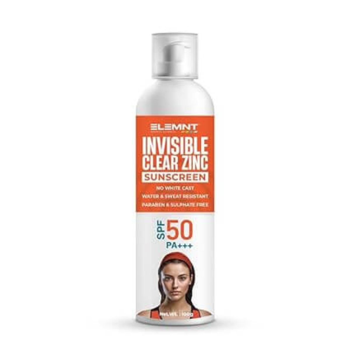 Elemnt Invisible Clear Zinc Sunscreen-100gm – Sportswing.in
