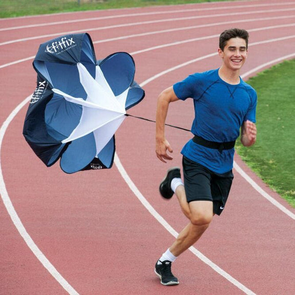 Fitfix Nylon Fabric Black Resistance Sports Chute Training Running Spe ...