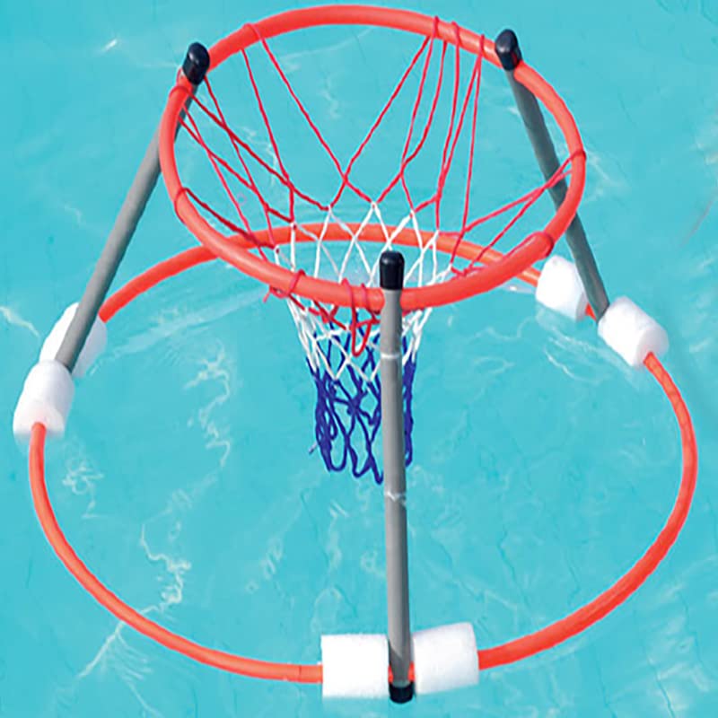 Fitfix Pool Basketball Goal Net for Kids, Floating Water Basketball Ga ...