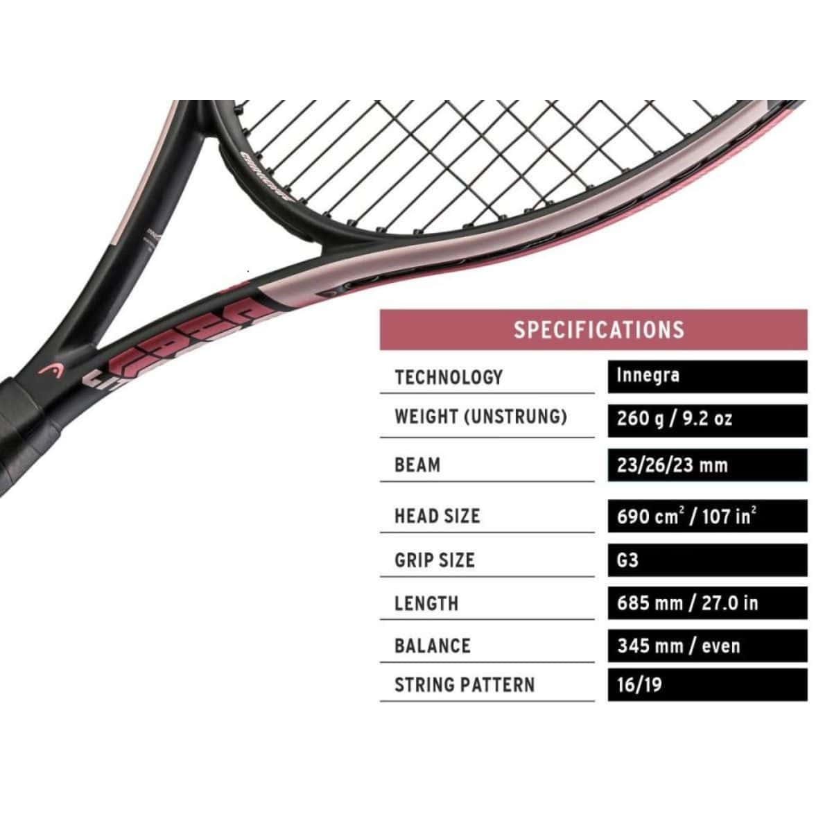 Head IG Challenge Lite Tennis Racquet (Strung) – Sportswing.in