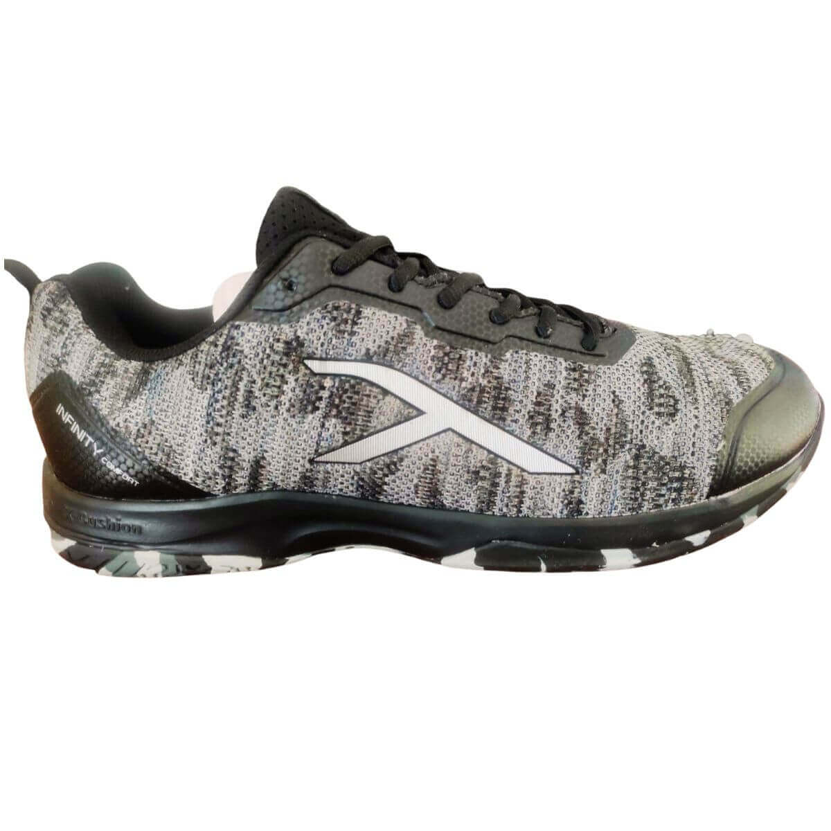 Hundred Infinity Comfort Badminton Shoes (Black/Grey) – Sportswing.in