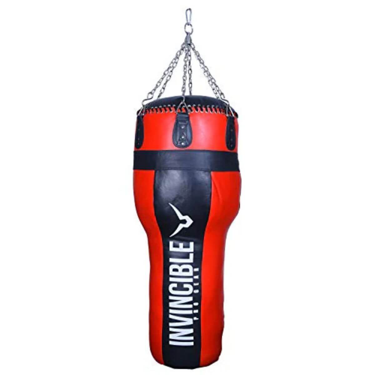 Invincible Heavy Duty Leather Angle Filled Boxing Punching Bag ...