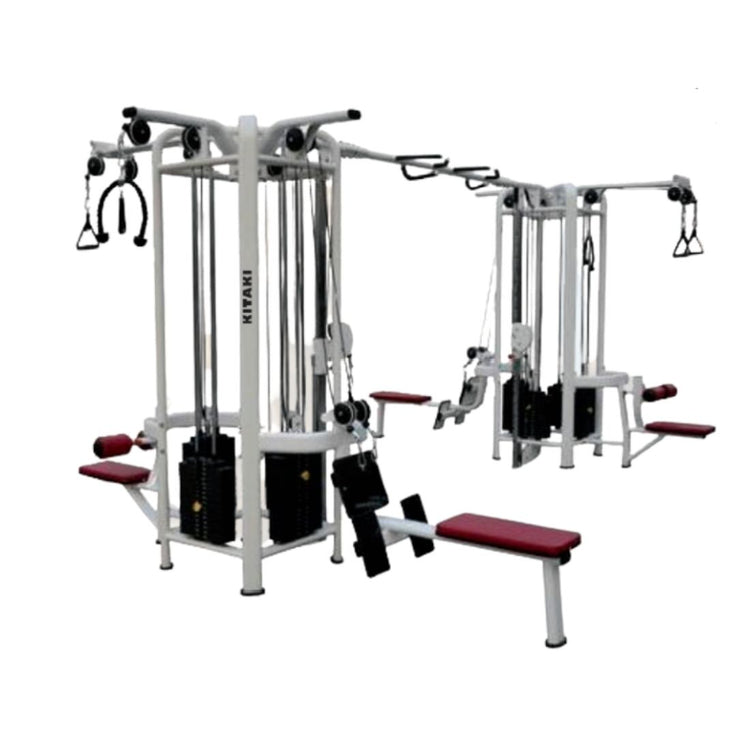 Kitaki 8 Station Multi Gym (60 kg. Steel Plate Each Station)-KMG02 ...