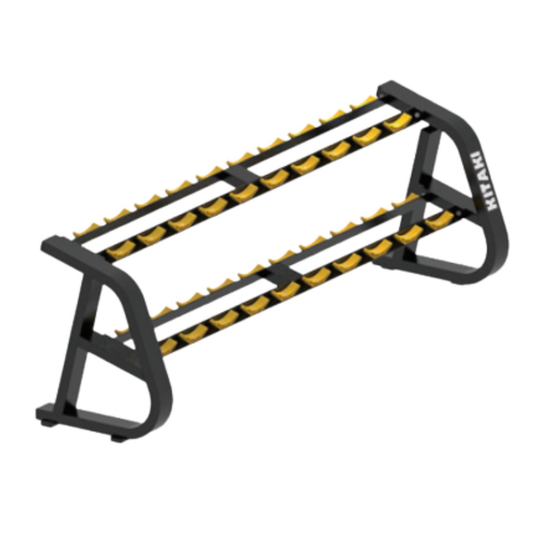 Kitaki Dumbbell Rack- (2 Row)-KGR01 – Sportswing.in