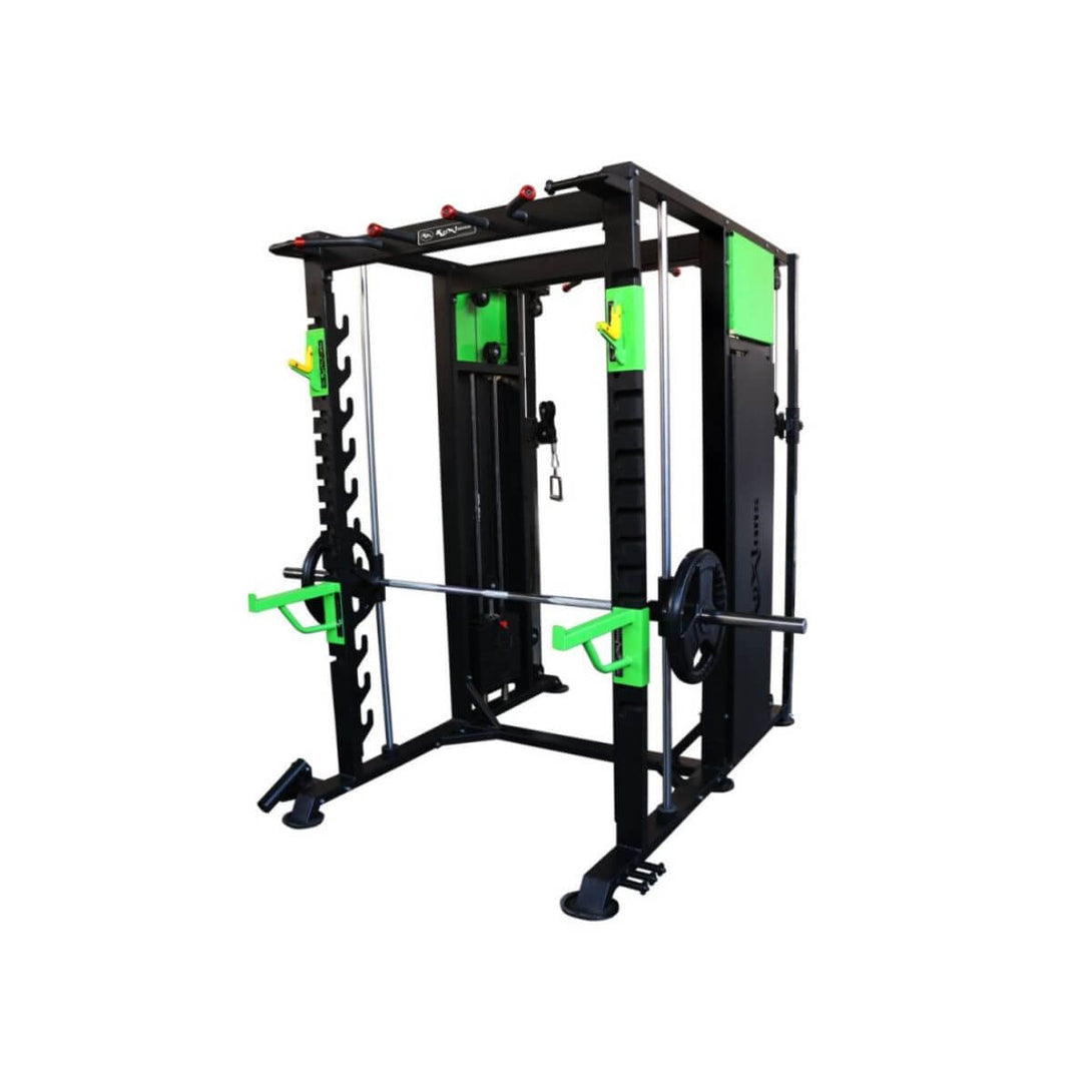 Koxtons Multi Functional Trainer & Smith Machine Combo - 160Kg Weight ...