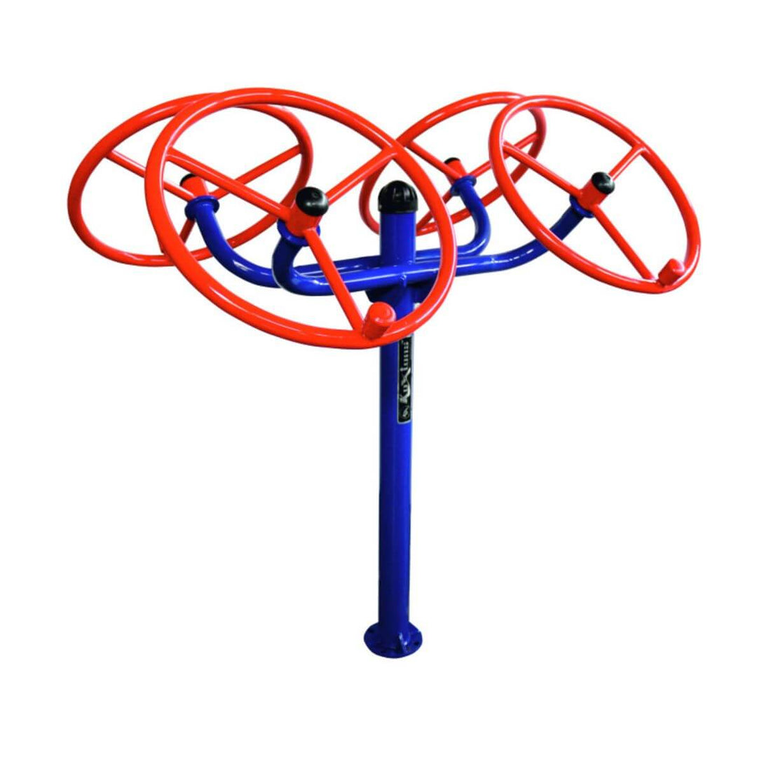 Koxtons Regular 4 Wheel Tai Chi Spinner Outdoor Gym Equipment ...