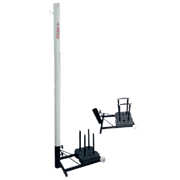 Metco Movable With PVC Weight Volleyball Pole (Per Pair) – Sportswing.in
