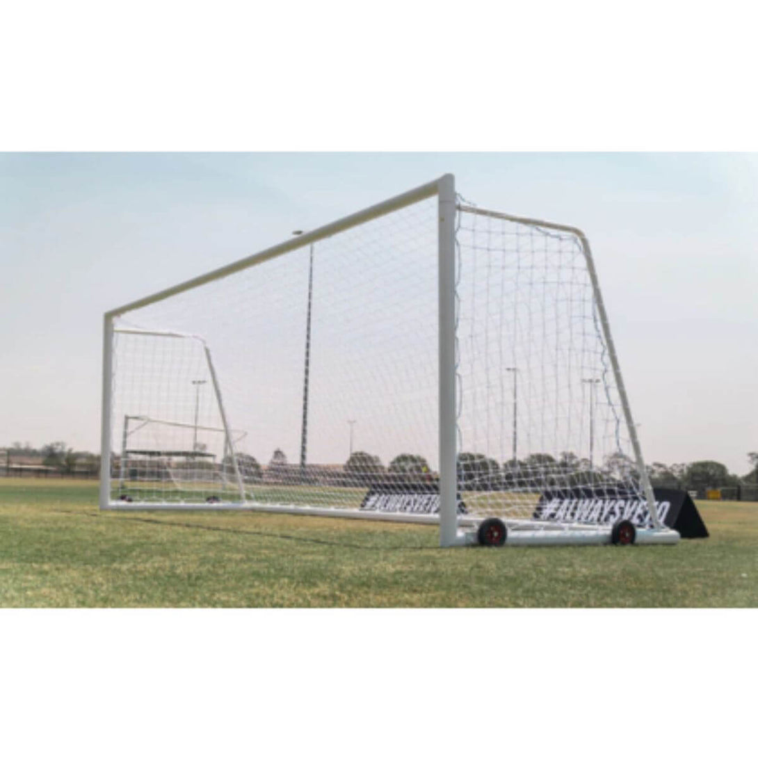 Nelco Movable Football Goal Post Set With Galvanised Solid Wheels ...