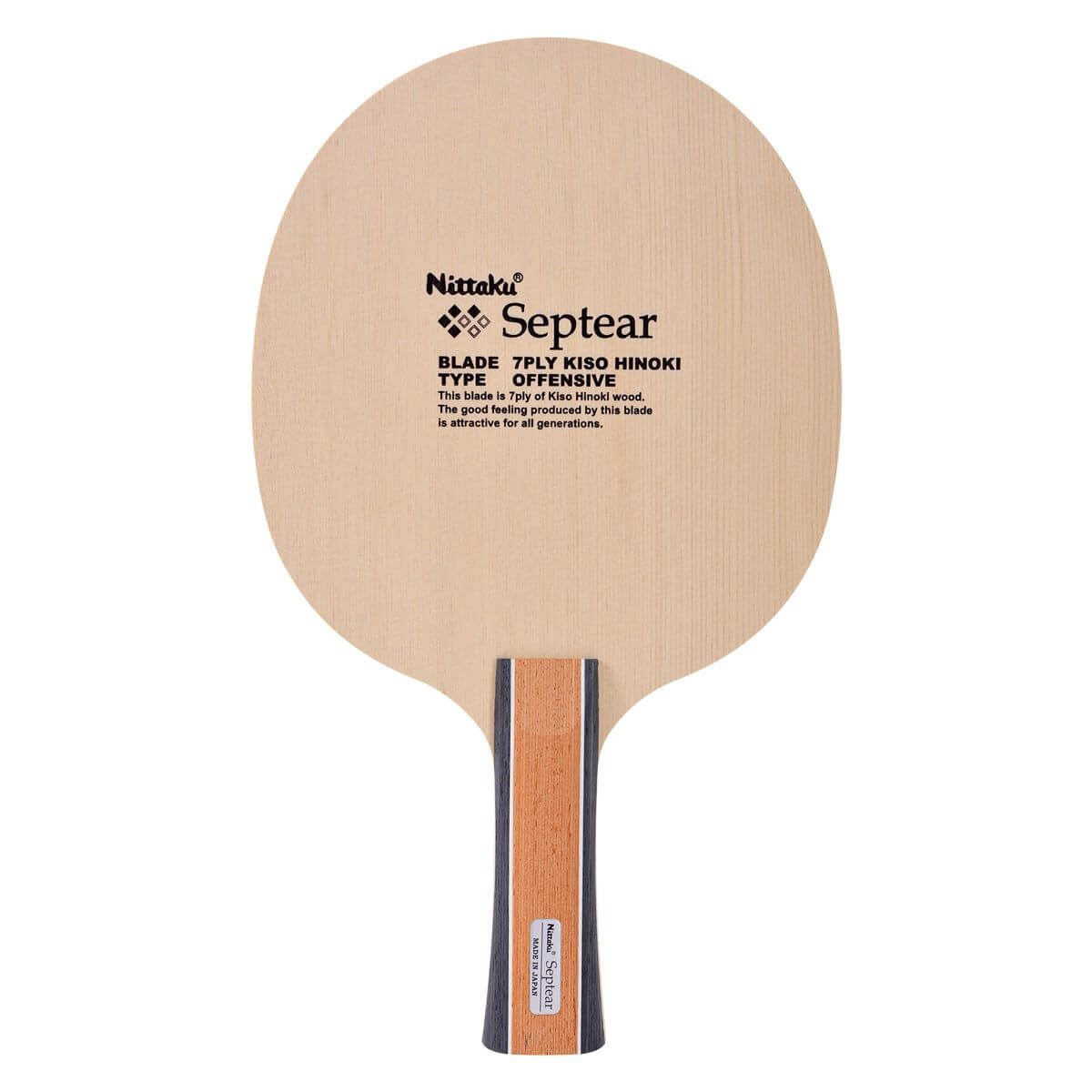 Nittaku Septear FL Table Tennis Blade – Sportswing.in