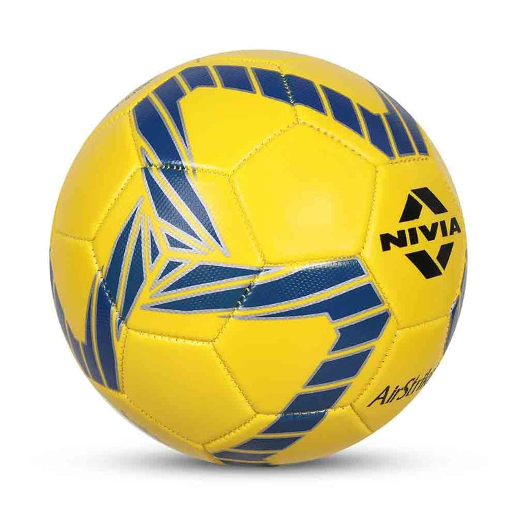 Nivia Air Strike Football (yellow) (Size 3, 5) – Sportswing.in