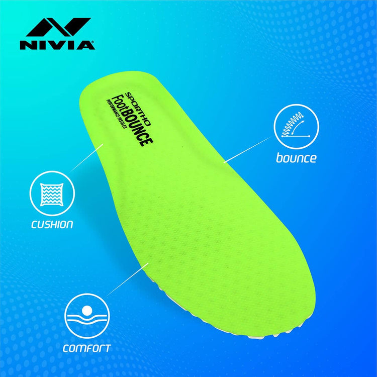 Nivia Foot Bounce Shoe Insoles – Sportswing.in