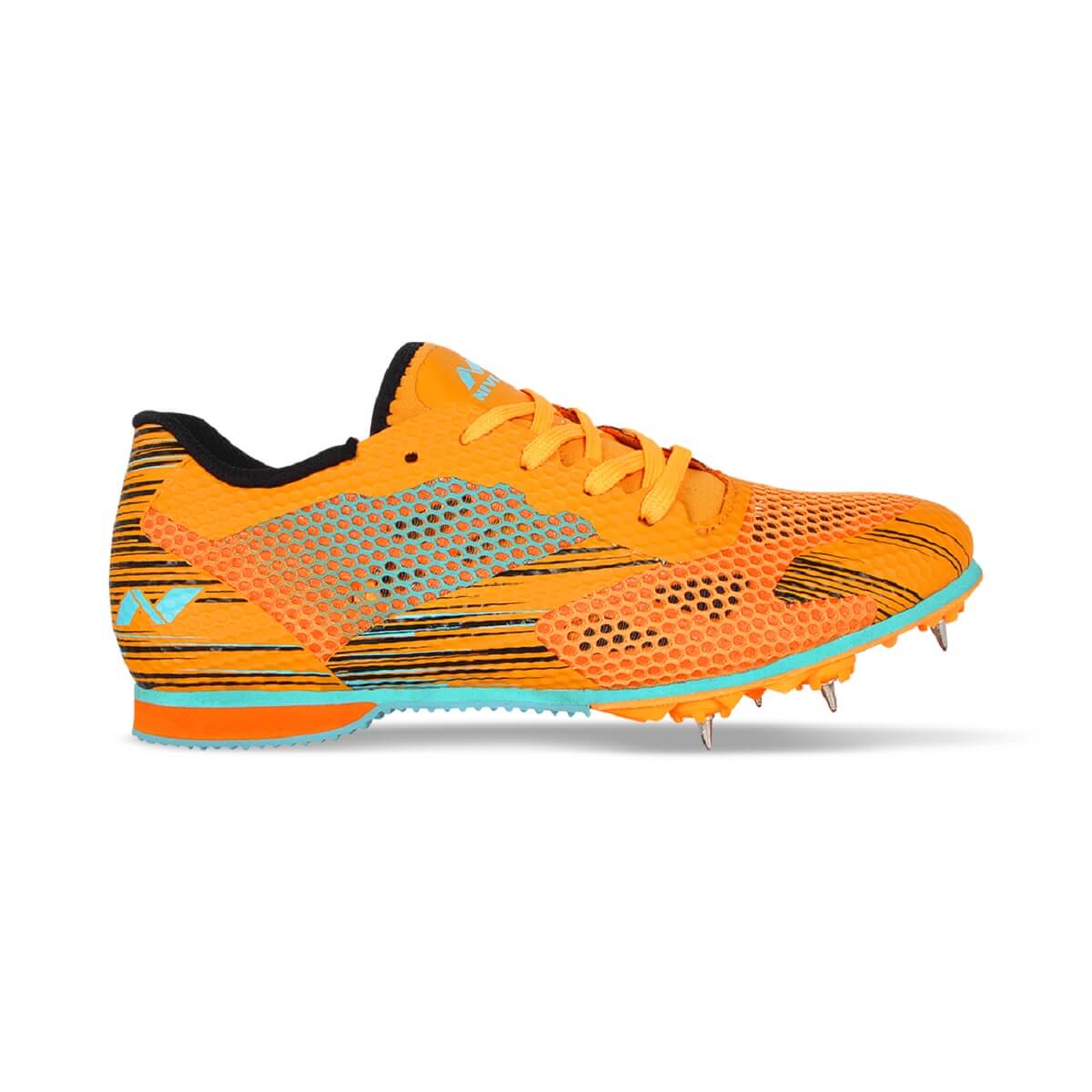 Nivia TF-800 Running Spikes (Orange) – Sportswing.in