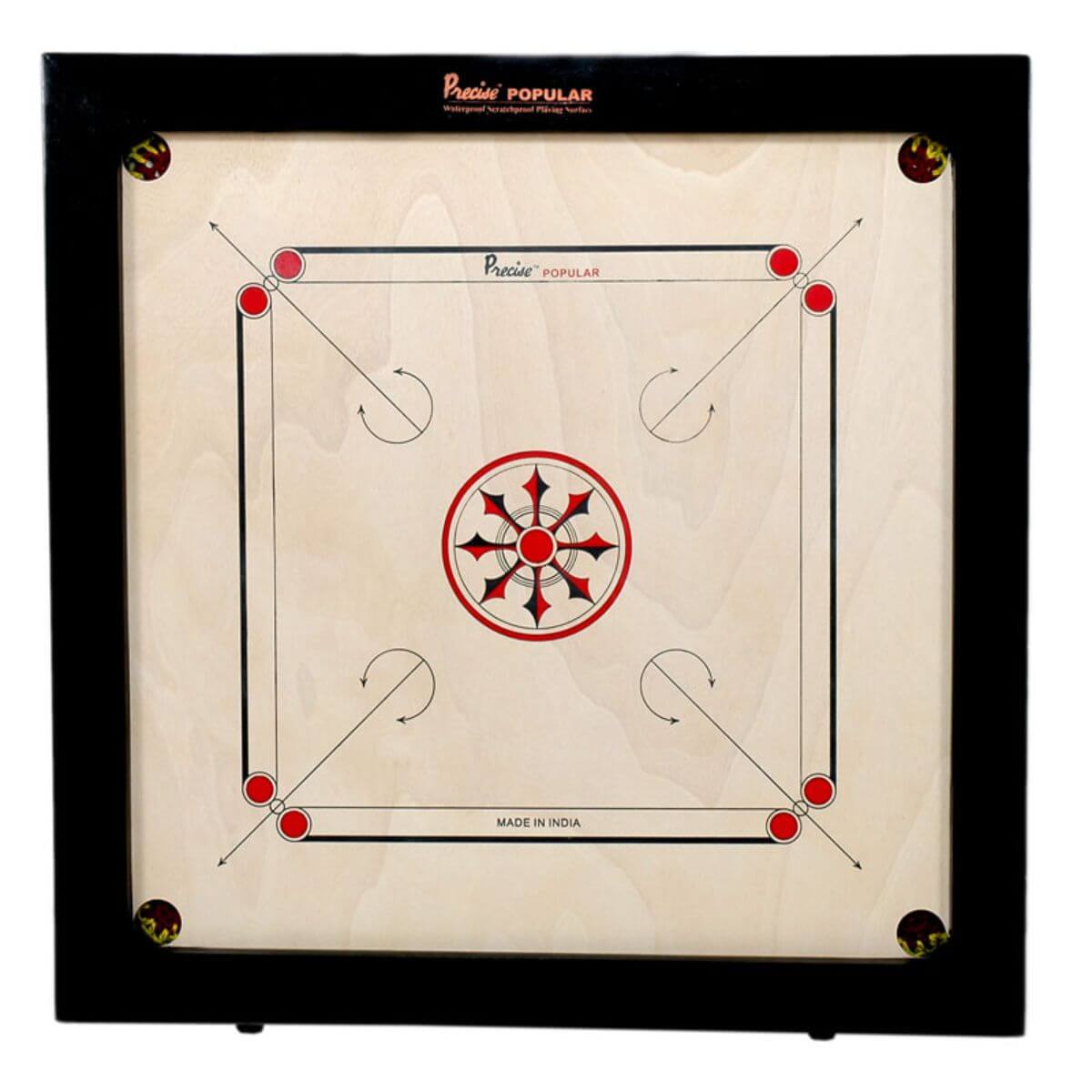 Precise Captain Smart Carrom Board – Sportswing.in