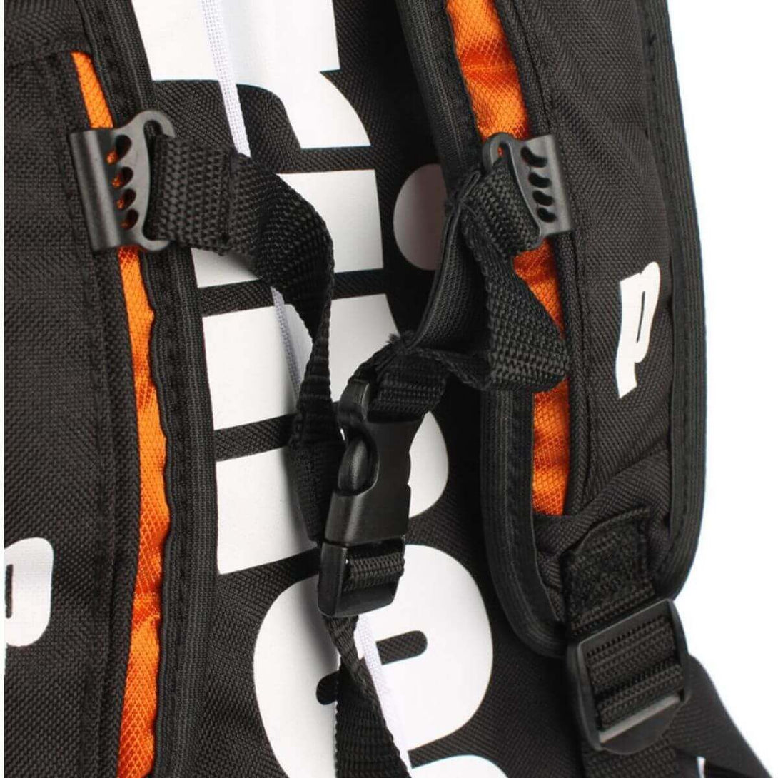 Prince Tour Team 6 Pack Tennis Kitbag (Orange/Black) – Sportswing.in