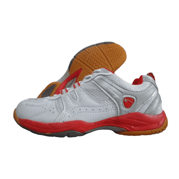 Proase BG 003 Badminton Shoes (White/Red) – Sportswing.in