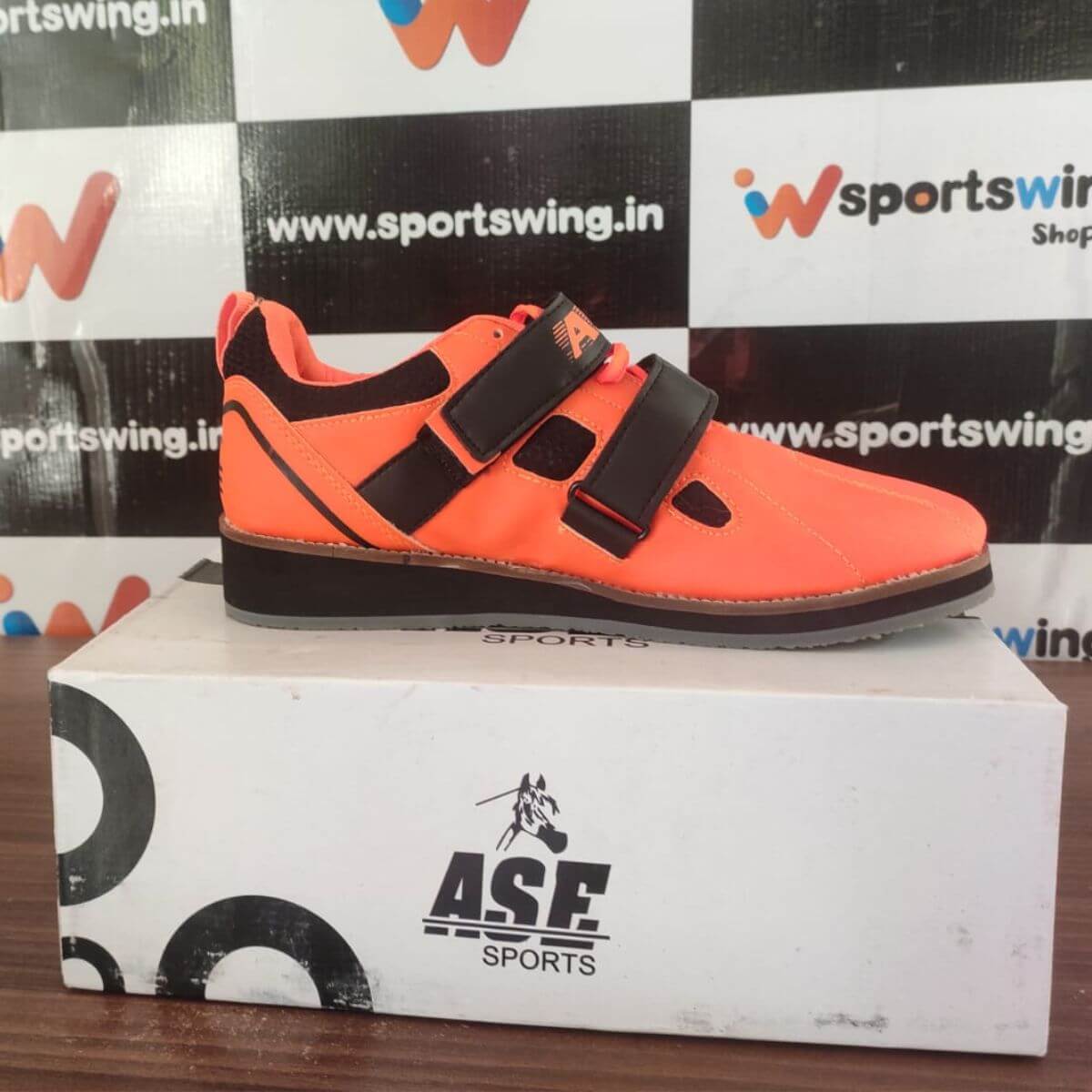 Proase Weight Lifting/Non Slip Squat Shoes (Orange) – Sportswing.in