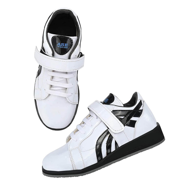 Proase Weight Lifting/Powerlifting Shoes (White) – Sportswing.in