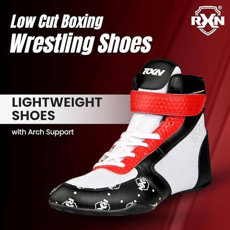RXN Low Cut Boxing Wrestling Shoes - (WS-15) – Sportswing.in