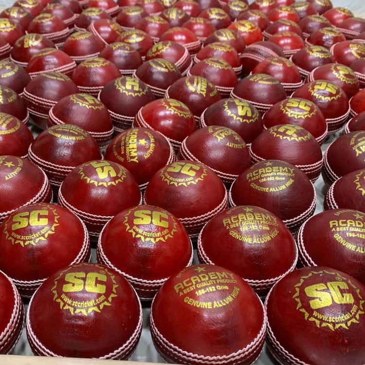 SC Academy Leather Cricket Ball – Sportswing.in