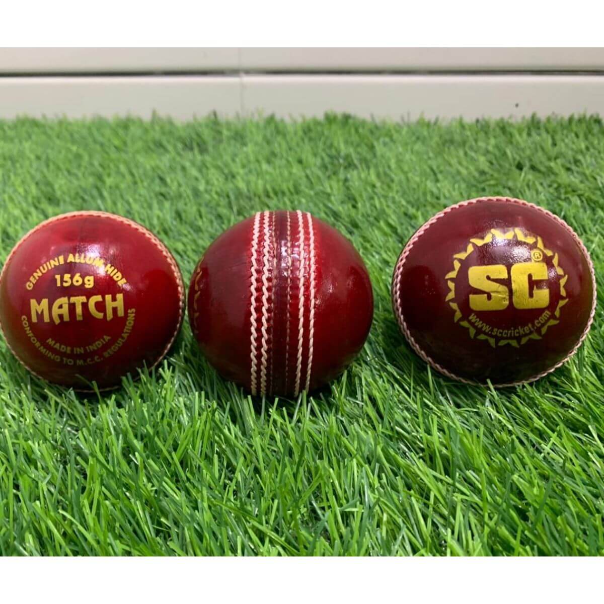 SC Match Leather Cricket Ball – Sportswing.in