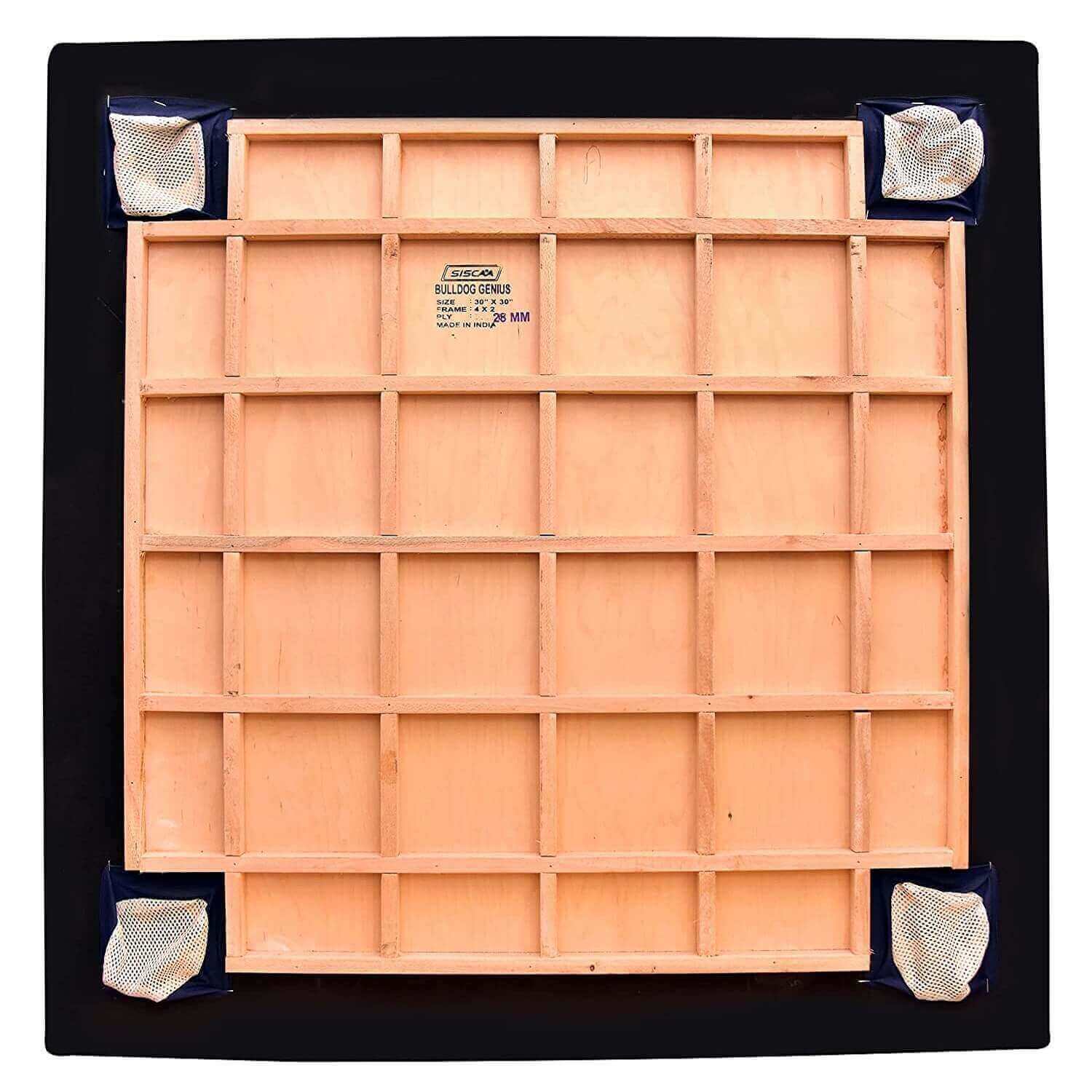 SISCAA Bulldog Genius English Birch Carrom Board – Sportswing.in