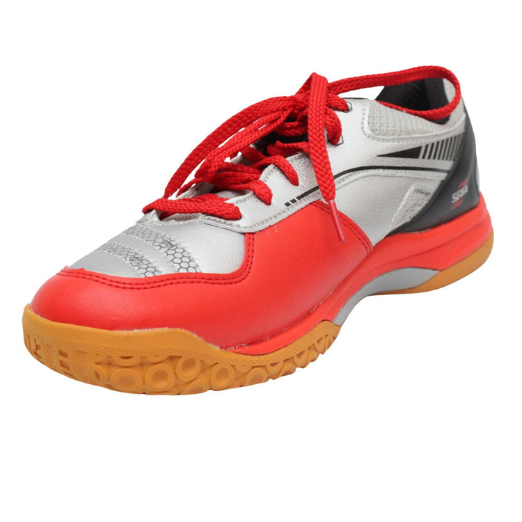 Sega Alpine Badminton Shoes (Red/Silver)-UK8 – Sportswing.in