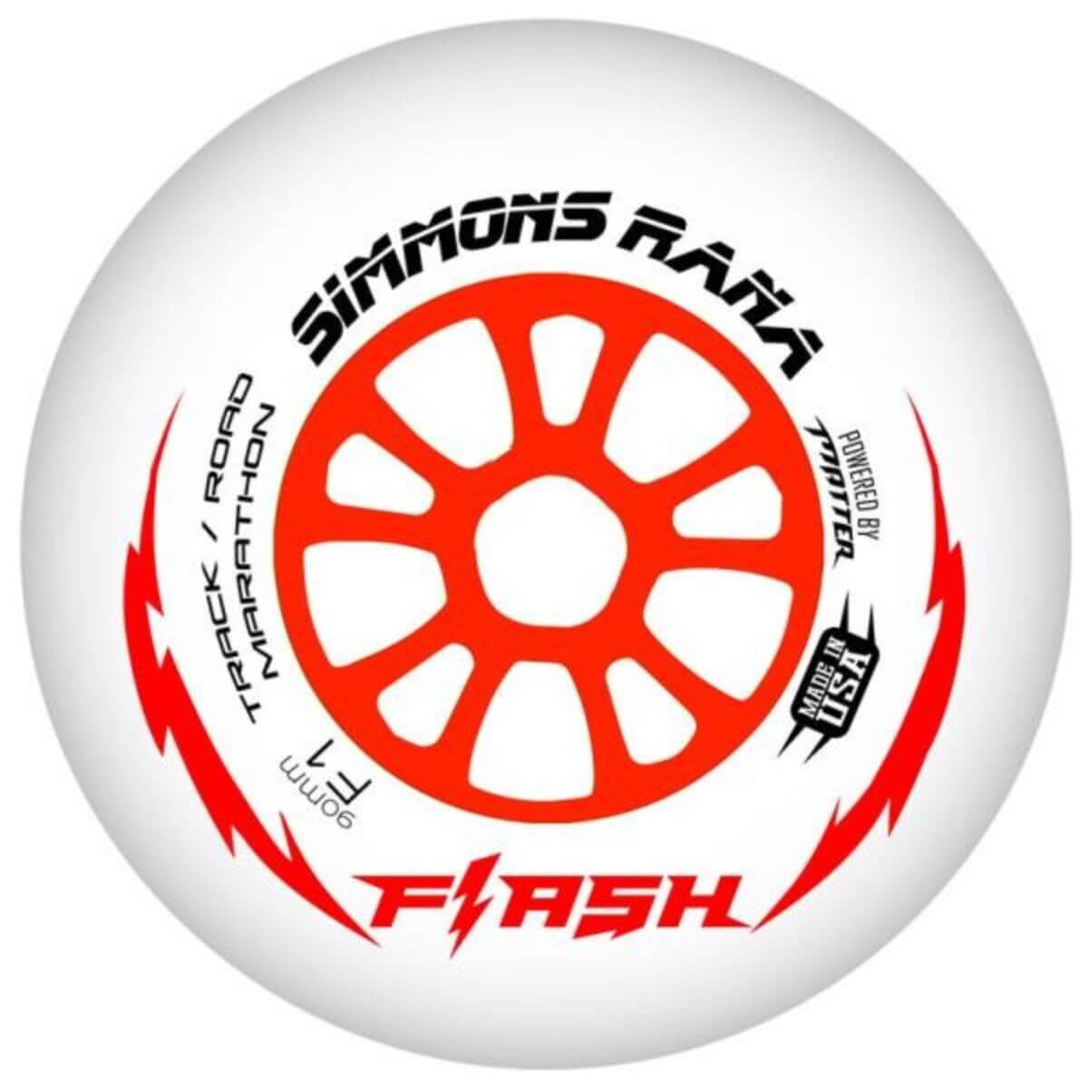 Simmons Rana Flash Skate Wheels (90mm) – Sportswing.in