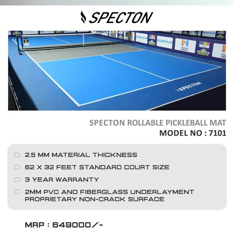 Specton Rollable Pickleball Mat – Sportswing.in