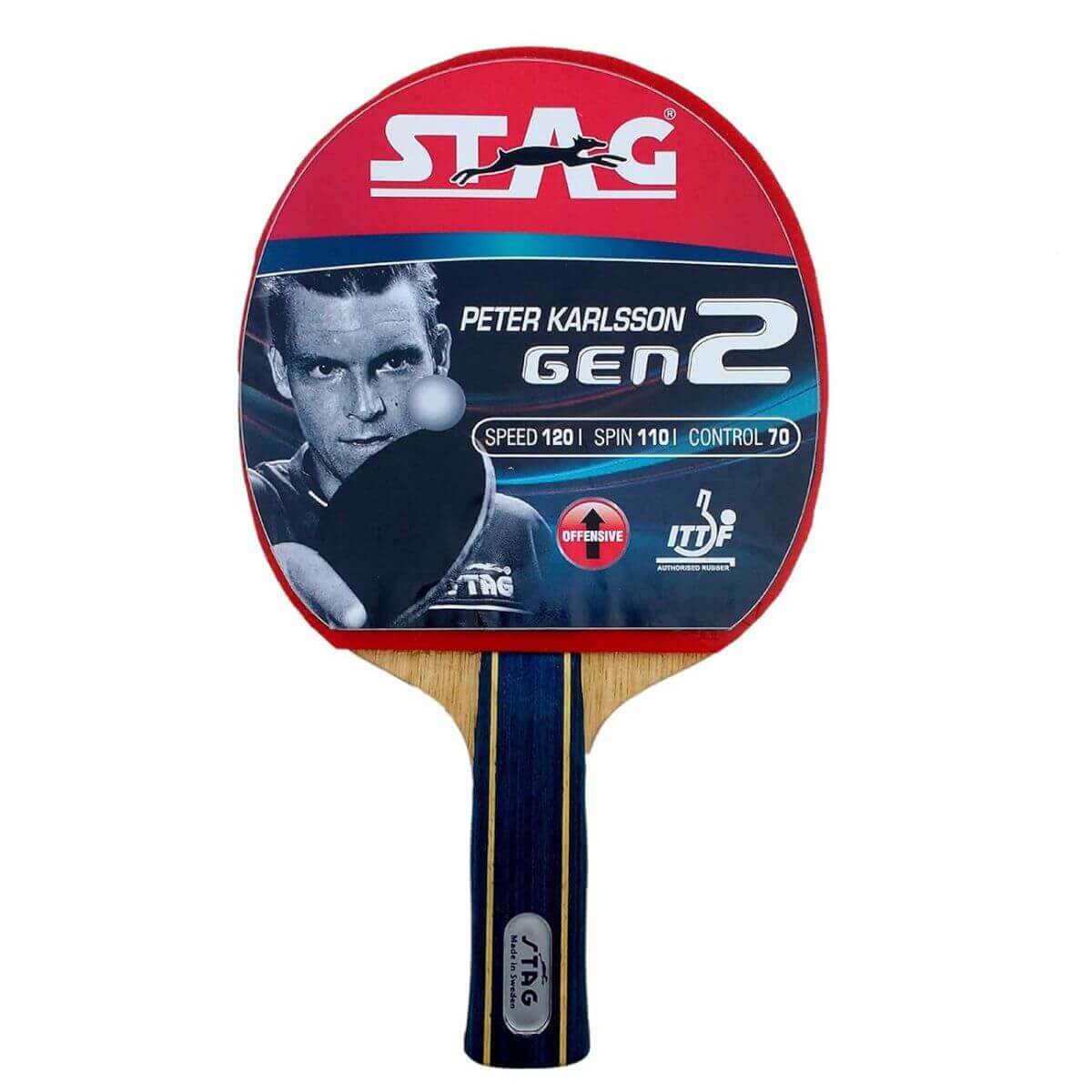 Stag Peter Karlsson Gen II Table Tennis Bat – Sportswing.in