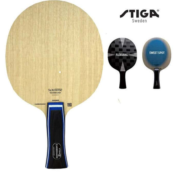 Stiga Carbonado 190 Table Tennis Blades – Sportswing.co