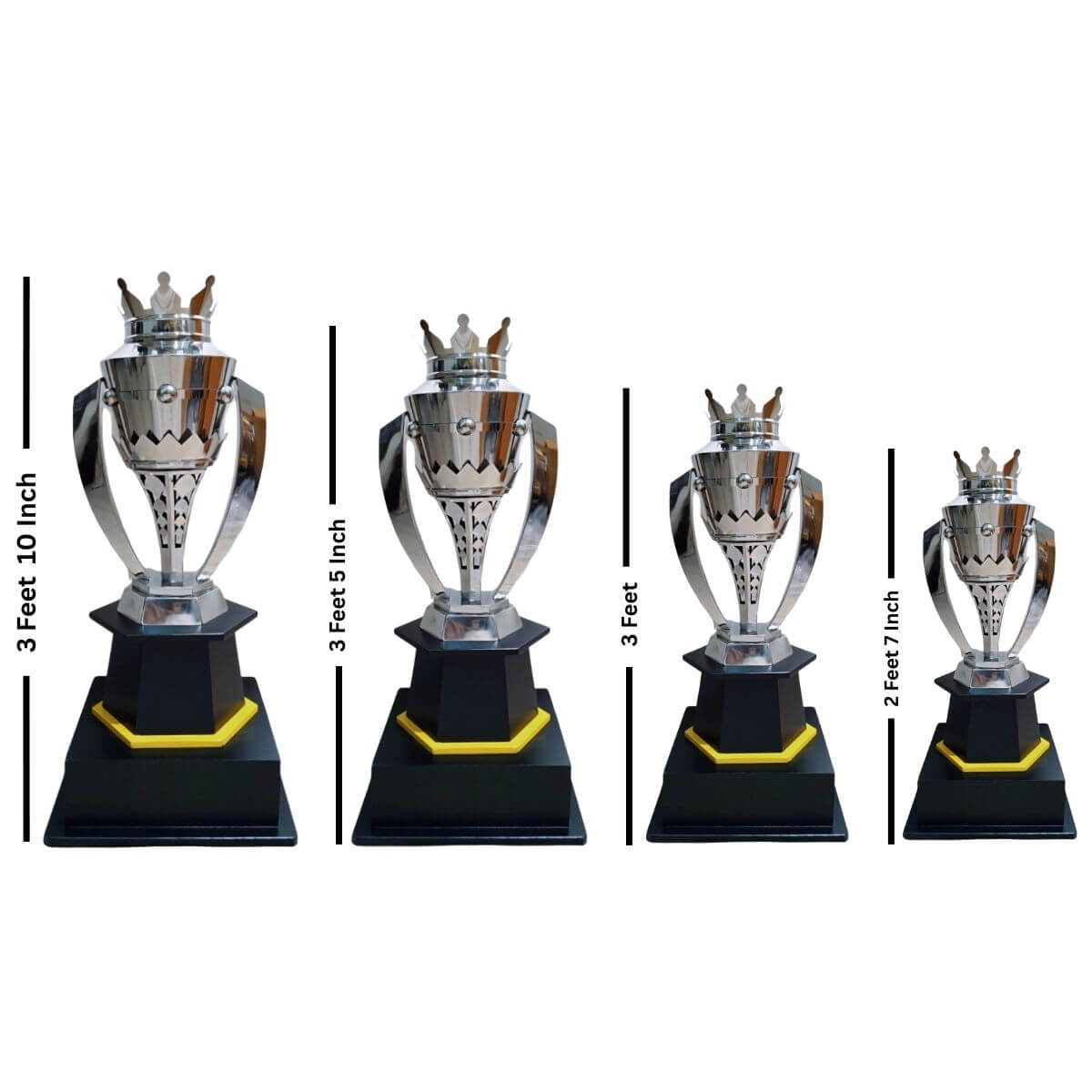 TM 2081 Trophy (Set of 4 Trophies) – Sportswing.in
