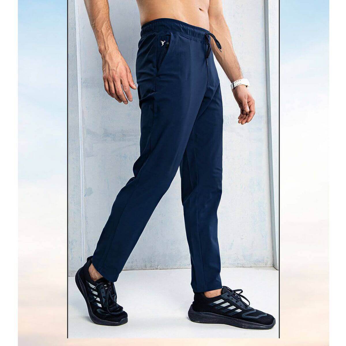 Technosport Mens Active Trackpant-OR89 (Navy) – Sportswing.in