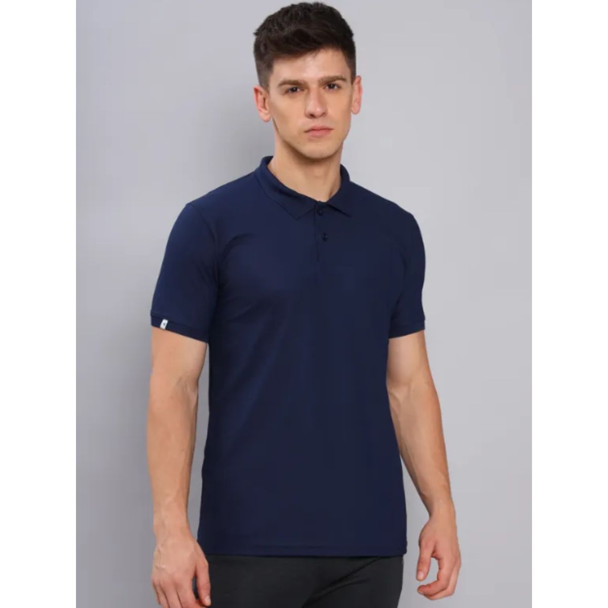 Technosport Polo Neck Half Sleeve T-Shirt -OR 51- Navy (Order Same Col ...